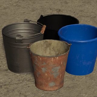 Buckets Pack v1.0 FS19 - FS25 Mody | FS22 Mody