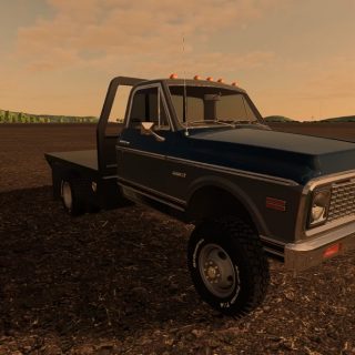 C30 71 Chevy Flatbed v1.0 FS19 - Farming Simulator 22 Mod / FS19 Mody