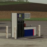 Diesel Stations Pack v1.1 FS19 - FS25 Mody | FS22 Mody