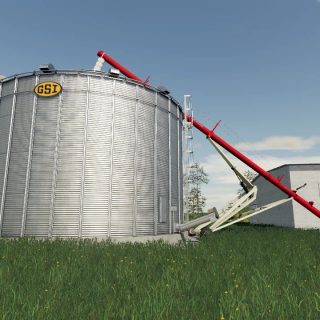 GSI Placeable Grain Bin v1.1 FS19 - FS25 Mody | FS22 Mody