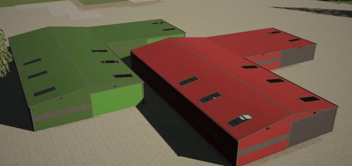 Remiza strażacka z syreną v1.0 FS19 - Farming Simulator 22 Mod / FS19 Mody