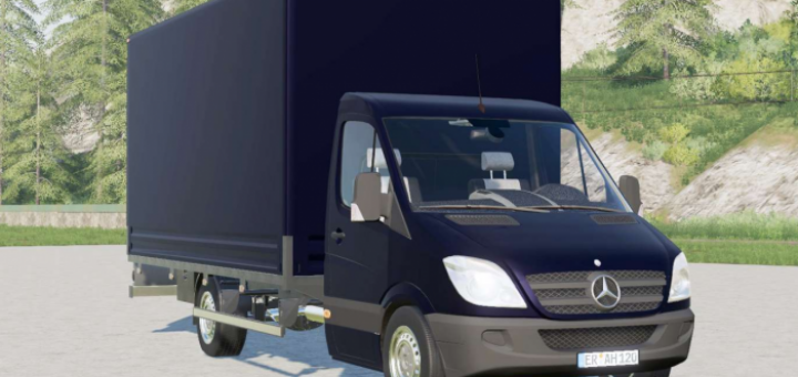 Mercedes Atego 2425 ADAC v1.0 FS19 - Farming Simulator 22 Mod / FS19 Mody