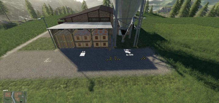 Lampa LED (prefabrykowana*) FS19 - Farming Simulator 19 Mod / FS19 Mody