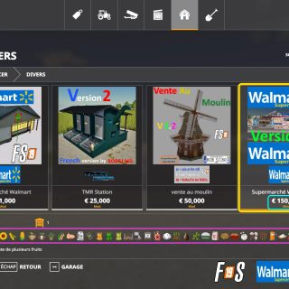 Supermarket Walmart v2.0 FS19 - FS25 Mody | FS22 Mody