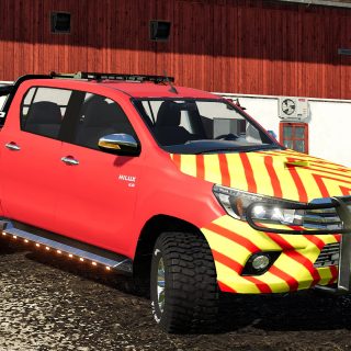 Toyota Hilux Pilotcar v2.3 FS19 - FS25 Mody | FS22 Mody