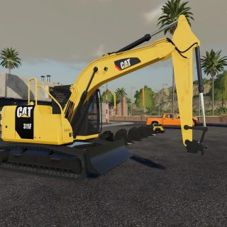 Cat 311F v1.0 FS19 - FS25 Mody | FS22 Mody