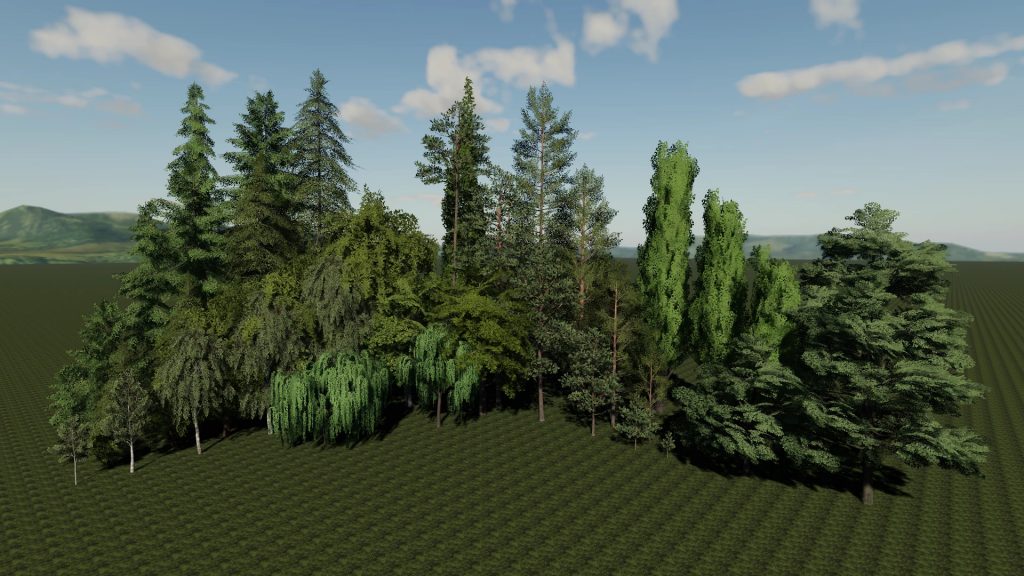 Drzewo Placeable v1.0 FS19 - FS25 Mody | FS22 Mody