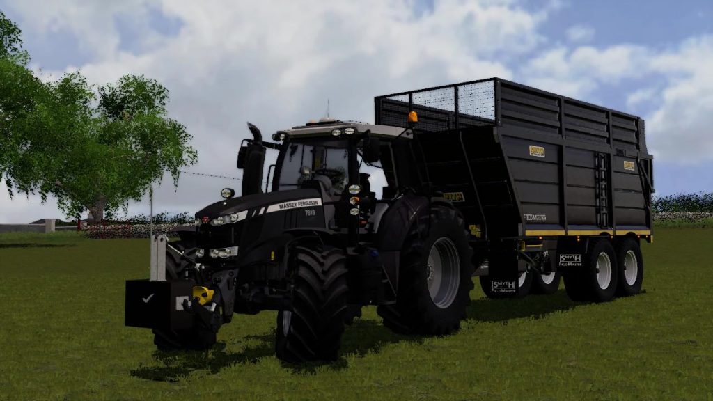 Massey Ferguson 7600 czarna edycja v1.0 FS19 - FS25 Mody | FS22 Mody