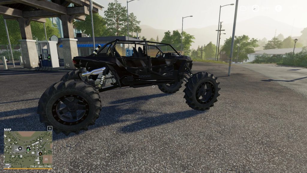 Polaris rzr 1000 podniesiony v1.0 FS19 - FS25 Mody | FS22 Mody