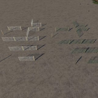 Umieszczana brama pastwiska i ogrodzenia v1.0 FS19 - FS25 Mody | FS22 Mody