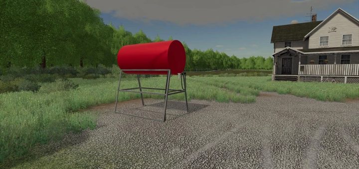 Remiza strażacka z syreną v1.0 FS19 - Farming Simulator 22 Mod / FS19 Mody