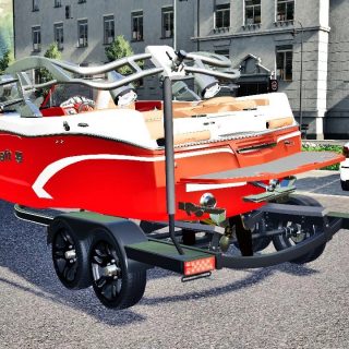 MastercraftX 20 + remorque v1.0 FS19 - FS25 Mody | FS22 Mody