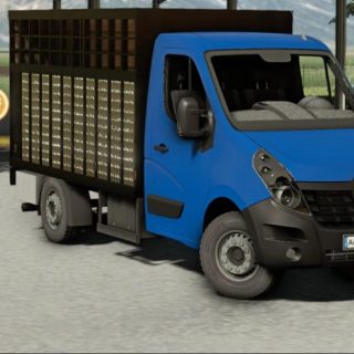 Renault Master do przewozu bydła 2018 v1.0 FS19 - FS25 Mody | FS22 Mody