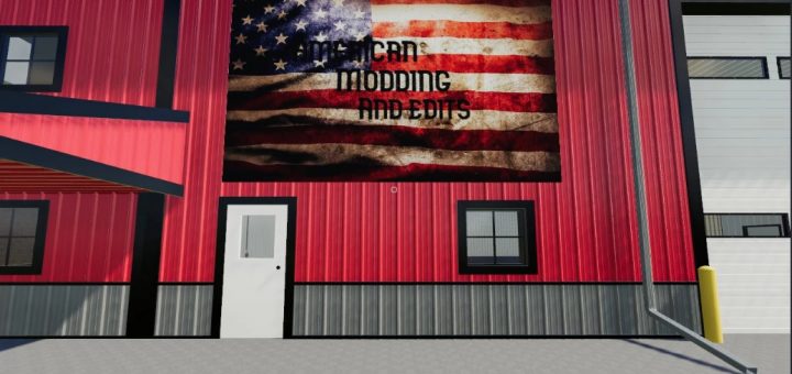 Remiza strażacka z syreną v1.0 FS19 - Farming Simulator 22 Mod / FS19 Mody