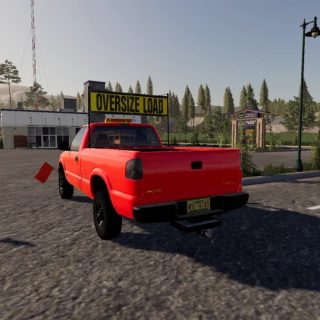 Chevy S10 Oversize Load/Pilot Car v1.0 FS19 - FS25 Mody | FS22 Mody