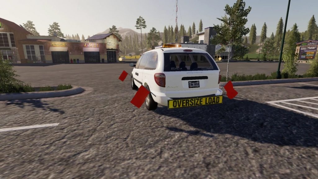 Dodge Grand Caravan Oversize Load/Pilot Car v1.0 FS19 - FS25 Mody ...