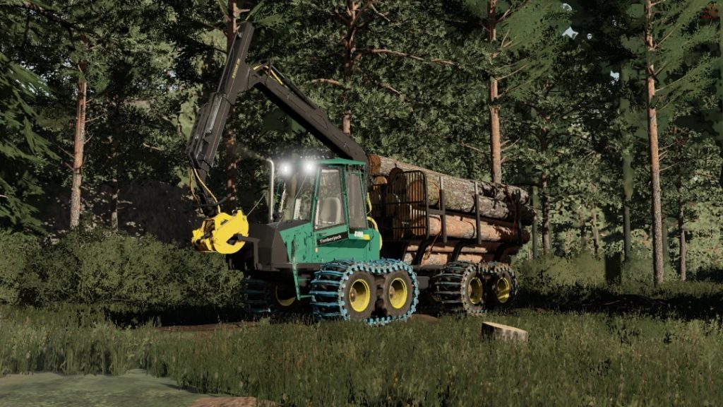 Forwarder Timberjack 810b v1.0 FS19 - FS25 Mody | FS22 Mody