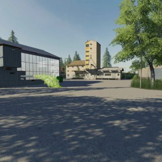 Remiza strażacka z syreną v1.0 FS19 - Farming Simulator 19 Mod / FS19 Mody