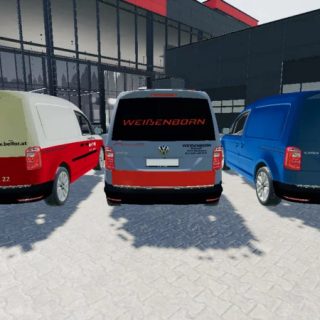 Volkswagen Caddy Highline 2015 v1.0 FS19 - FS25 Mody | FS22 Mody