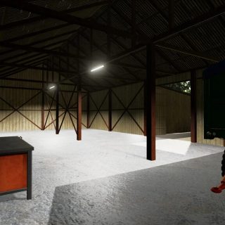 Stary duży budynek v1.1 FS19 - FS25 Mody | FS22 Mody