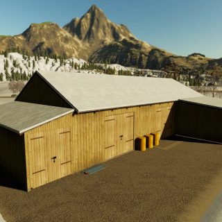 Stary duży budynek v1.1 FS19 - FS25 Mody | FS22 Mody