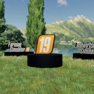 Świecące 3d FS19-Logo v1.0 FS19 - FS25 Mody | FS22 Mody