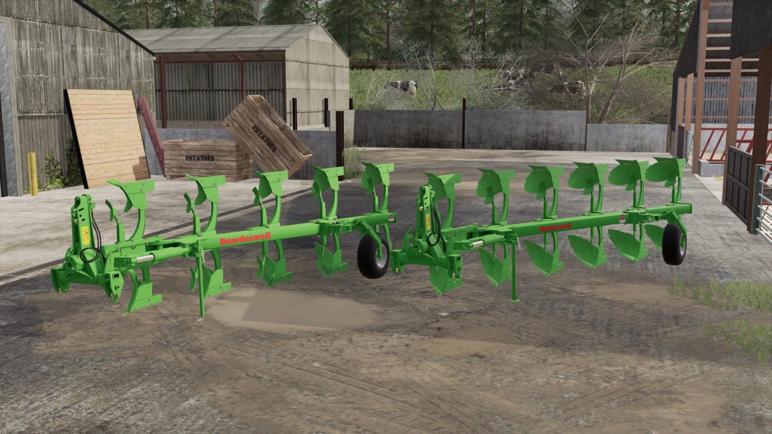 Dowdeswell DP5/DP6 Pług Pack v1.0 FS19 - FS25 Mody | FS22 Mody