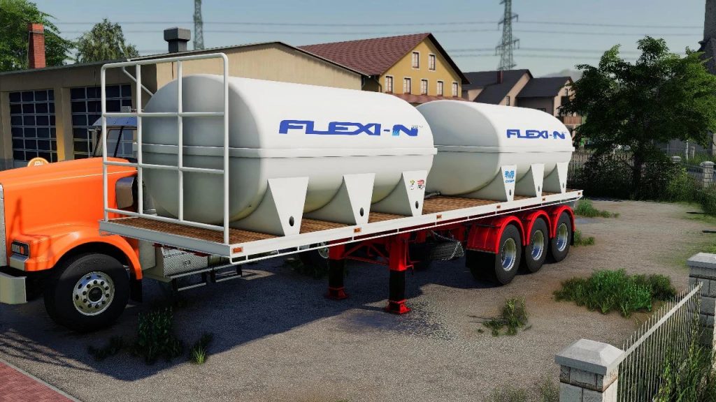 Duży czołg FLEXI-N TRAILER MS v1.0 FS19 - FS25 Mody | FS22 Mody