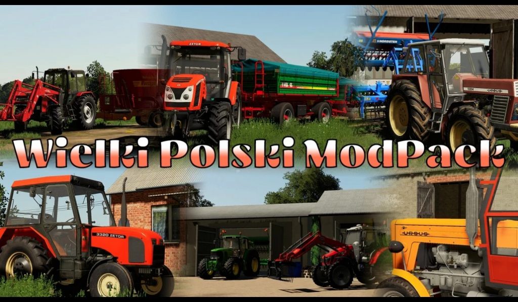 Duży polski ModPack v1.0 FS19 - FS25 Mody | FS22 Mody