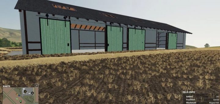 Remiza strażacka z syreną v1.0 FS19 - Farming Simulator 22 Mod / FS19 Mody