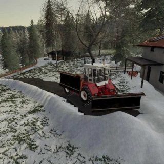 Pług śnieżny Raba 180 v1.0 FS19 - FS25 Mody | FS22 Mody