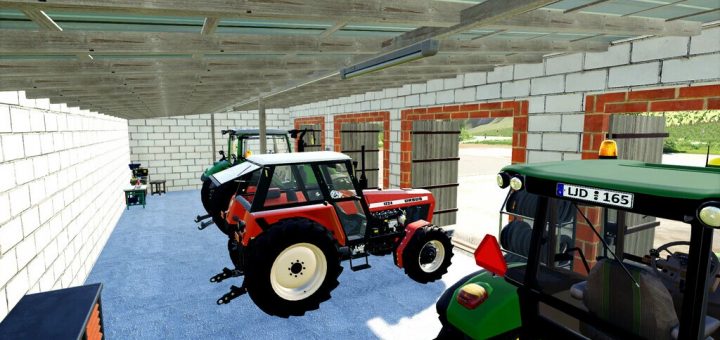 Remiza strażacka z syreną v1.0 FS19 - Farming Simulator 22 Mod / FS19 Mody