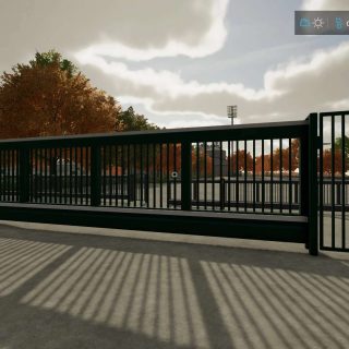 FS22 Umieszczana elektryczna brama przesuwna v1.1.1.0 - FS25 Mody ...