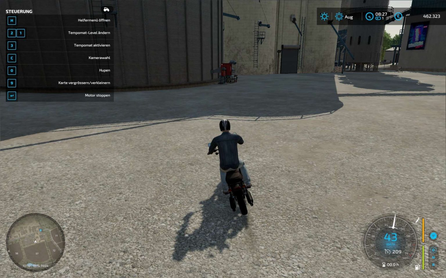 FS22 Klasyczny motocykl Triumph Bonneville T120 czarny v1.0.0.0 - FS25 ...