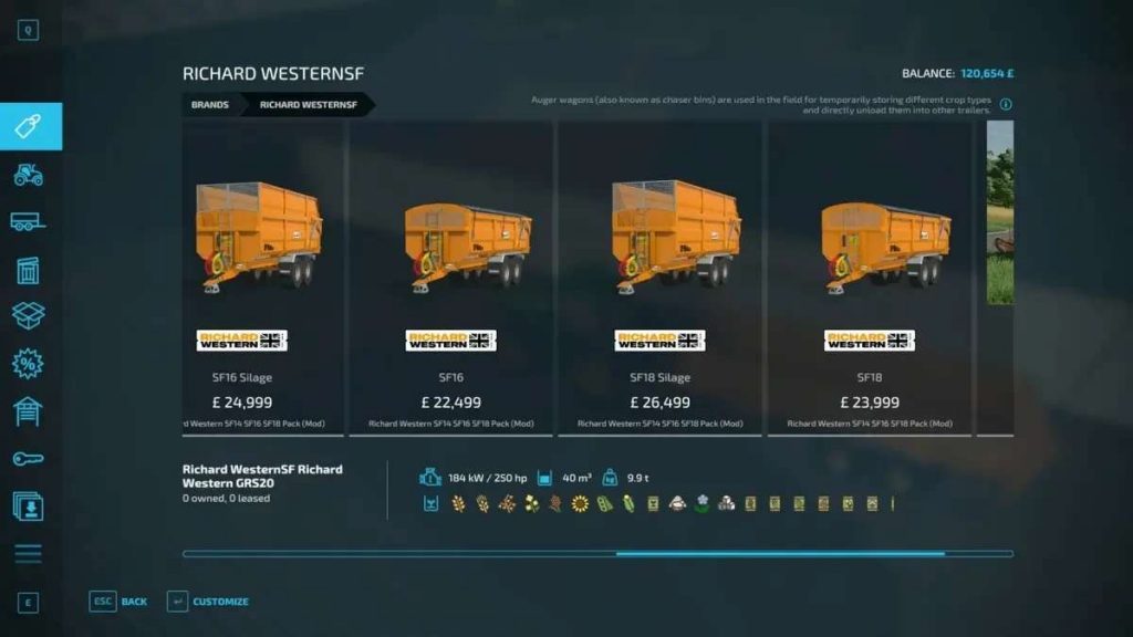 FS22 Richard Western Trailer Pack v1.0 - FS25 Mody | FS22 Mody