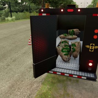 FS22 International Durastar opancerzona ciężarówka i torba na pieniądze ...