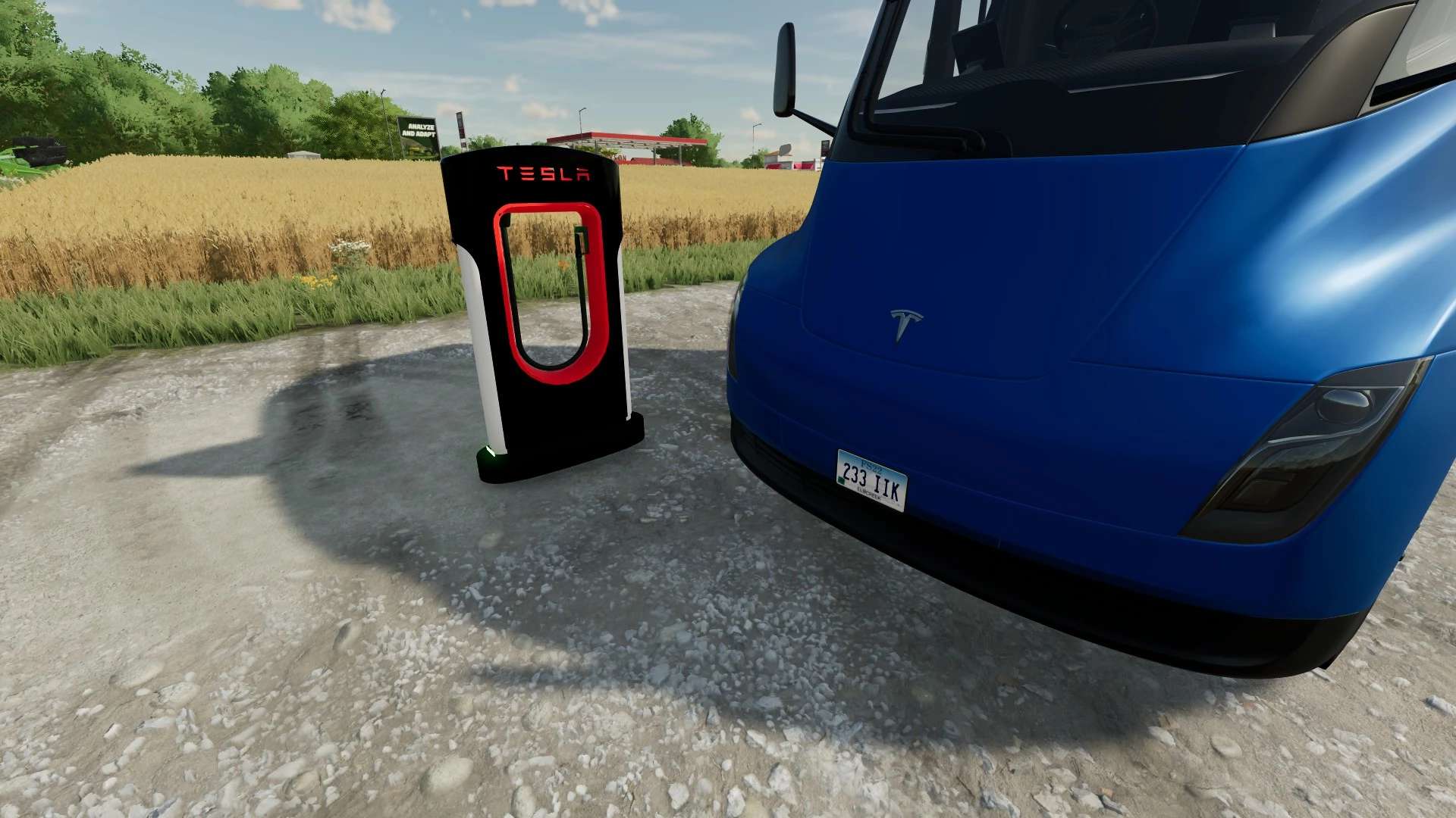 FS22 Elektryczna Stacja aduj ca Tesla V1 0 0 0 Farming Simulator 22