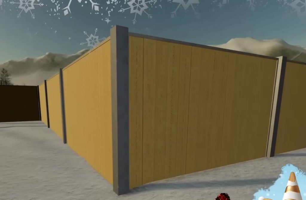 FS22 Drewniany płot v1.0.0.0 - FS25 Mody | FS22 Mody