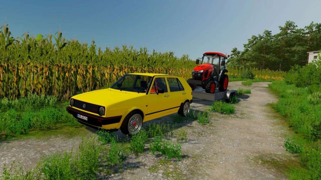 FS22 1983 Volkswagen Golf MK II GTI 16V v1.1.0.0 - FS25 Mody | FS22 Mody