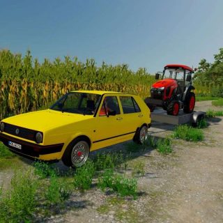 FS22 1983 Volkswagen Golf MK II GTI 16V v1.1.0.0 - FS25 Mody | FS22 Mody