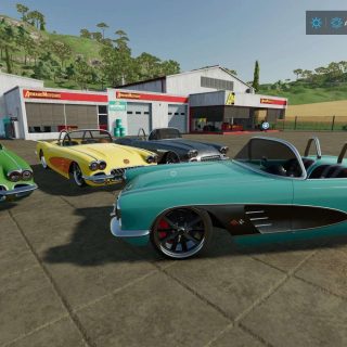FS22 Art Morrison 1960 Corvette v1.0.0.1 - FS25 Mody | FS22 Mody