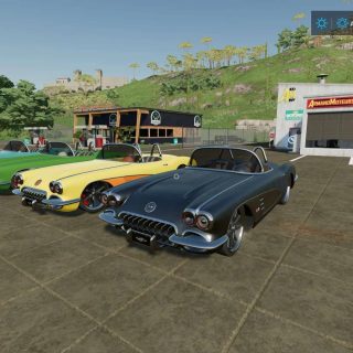 FS22 Art Morrison 1960 Corvette v1.0.0.1 - FS25 Mody | FS22 Mody