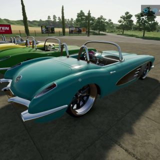 FS22 Art Morrison 1960 Corvette v1.0.0.1 - FS25 Mody | FS22 Mody