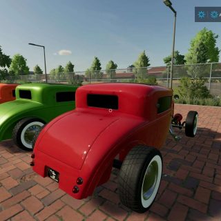 FS22 Ford Coupe Hotrod WIP v1.0.0.0 - FS25 Mody | FS22 Mody