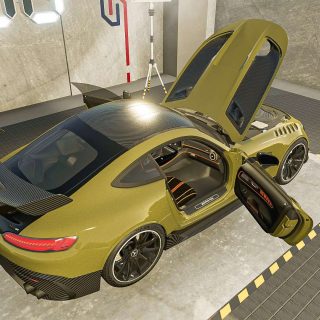 FS22 Mercedes AMG GT 2021 V1.0.0.0 - FS25 Mody | FS22 Mody