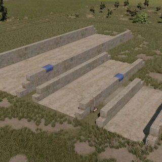 FS22 Bloki betonowe Silo Pack v1.0.0.0 - FS25 Mody | FS22 Mody