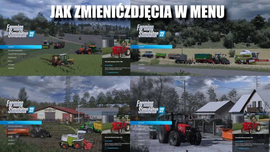 FS22 Nowe zdjęcia menu v1.0.0.0 - FS25 Mody | FS22 Mody
