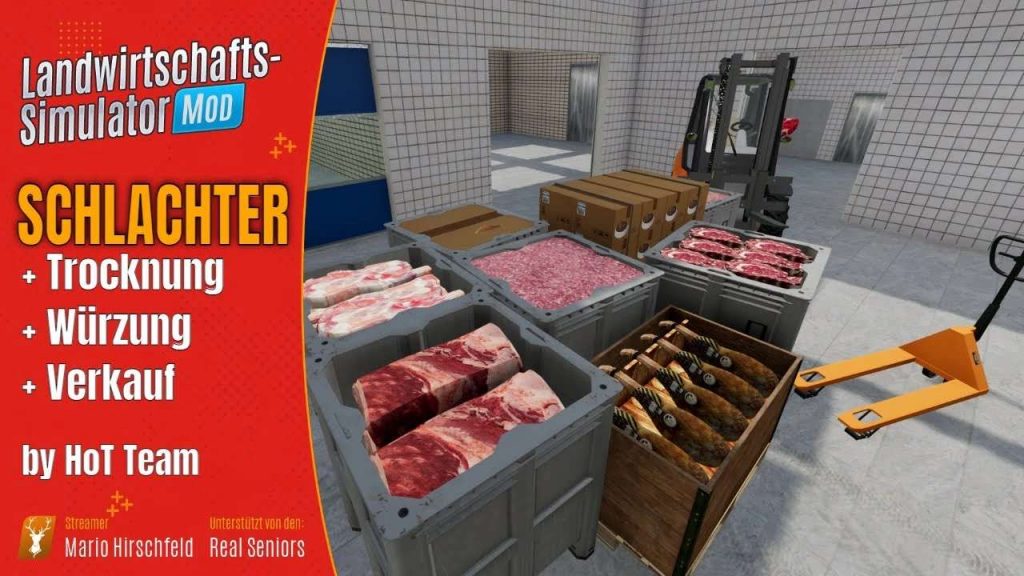 FS22 HoT Przetwórstwo mięsa v1.0.0.0 - FS25 Mody | FS22 Mody