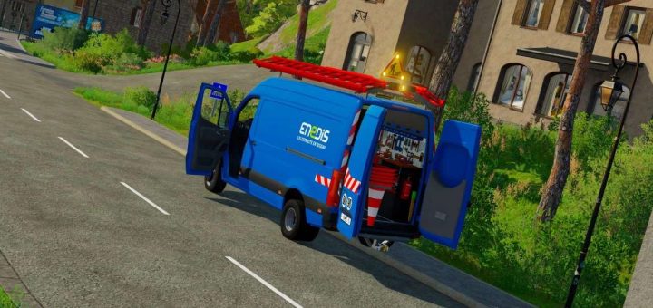 FS22 Renault Master 2020 (Enedis) v1.0.0.0 - Farming Simulator 22 Mod ...