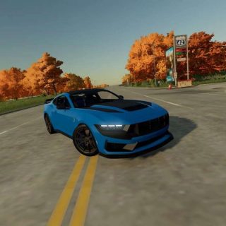FS22 2024 Ford Mustang Dark Horse v1.0.0.0 - FS25 Mody | FS22 Mody
